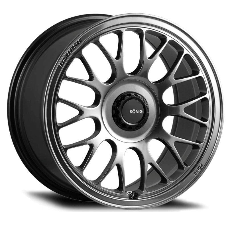 Konig MRK1 17X8 4X100 ET40 Hyper Carbon - Gloss Black Gear Cap/Logo/Co ...