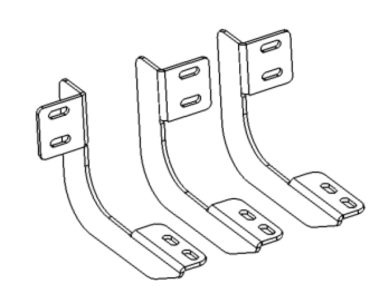 Go Rhino Brackets for V-Series V3, RB10 Slim/RB20 Slim and RB30 Runnin ...