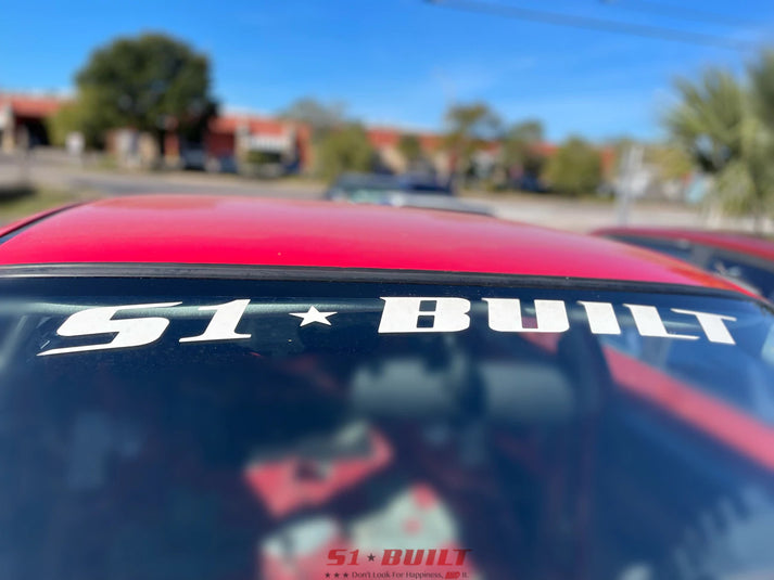 S1 Built - Windshield Decal/Banner – Tri-State Motorsports