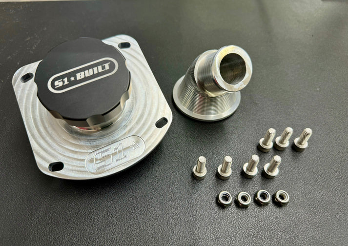 S1 Built - Billet Aluminum Fuel Filling 3-piece Kit with Hardware – Tri ...
