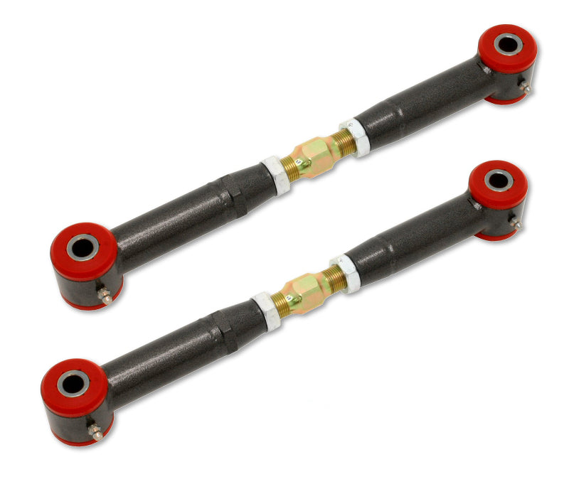 BMR 10-15 5th Gen Camaro Rear Adj. Toe Rods (Polyurethane) - Black Ham ...
